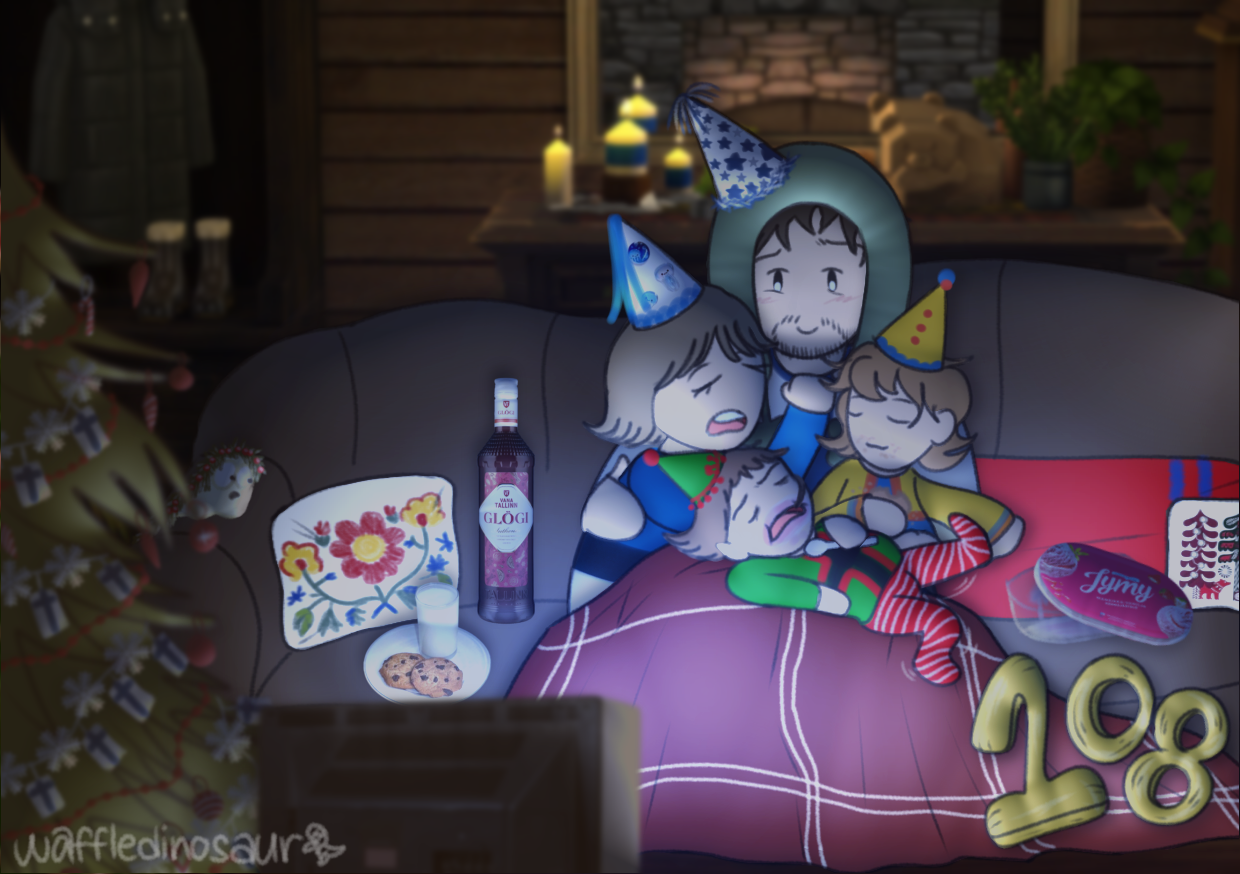 Fanart: Thanks, 2025! - Scandinavia and the World